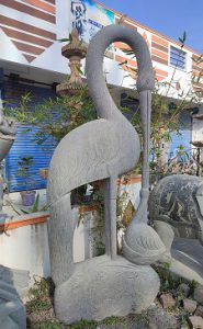 Crane Stone Statue - Temple Statues For Sale Online